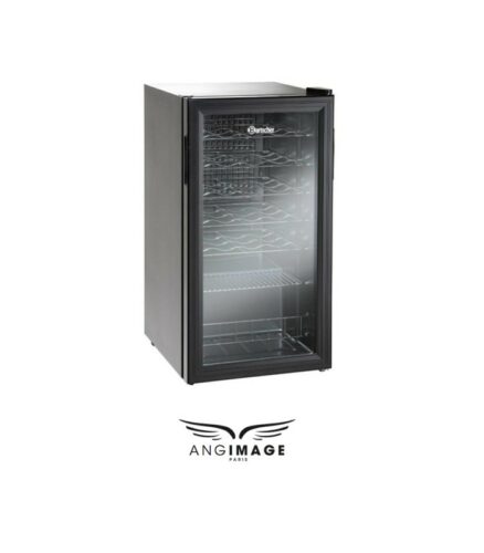 Frigo table top vitrine noir - Angimage
