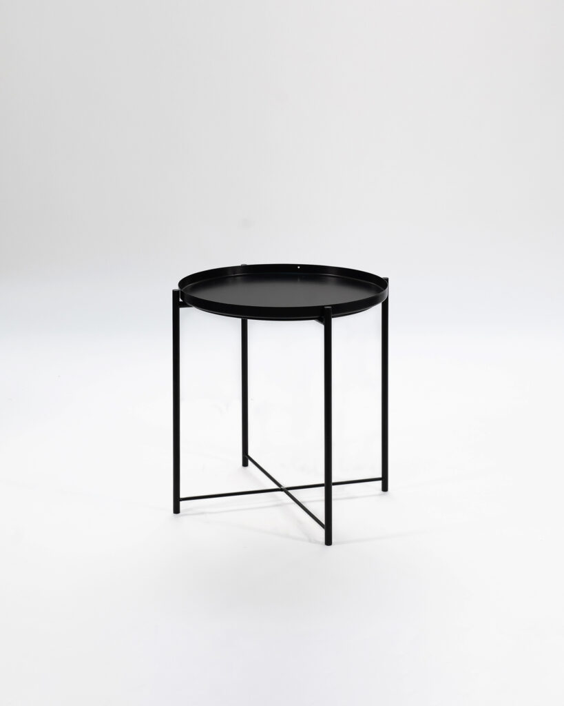 Guéridon métal - noir - Angimage