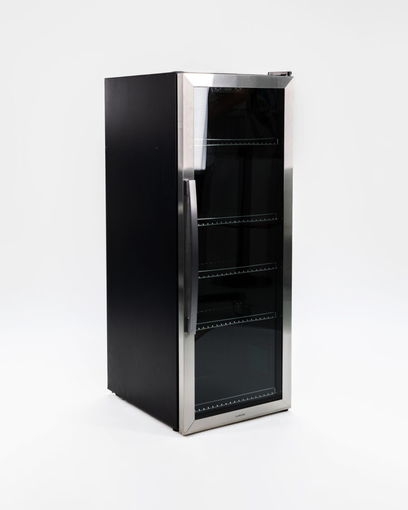 Grand frigo vitré - noir - Angimage